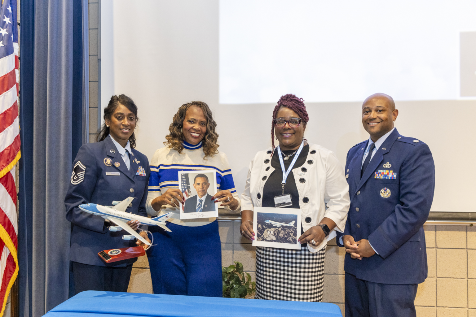 TSU Welcomes first African American Female crew member of Air Force One ...